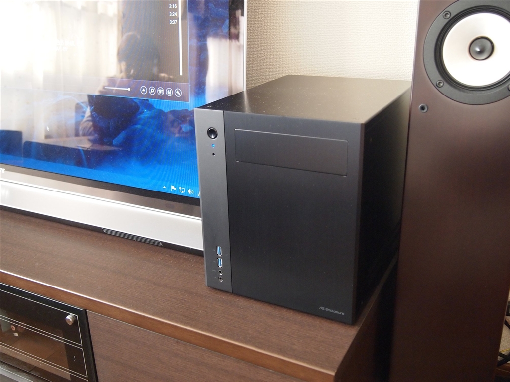 価格.com - 『お洒落で質感の高いケースです。』Abee AS Enclosure W1 ASE-W1-BK [ブラック ...