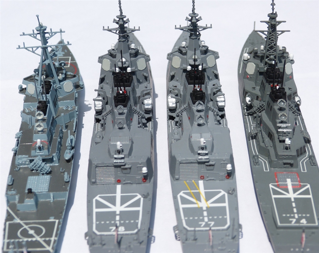 価格.com - 『左から二番目がｷｯﾄ通り。三番目がSPG-62部品変更の今回。』青島文化教材社 1/700 ウォーターライン No.021 ...