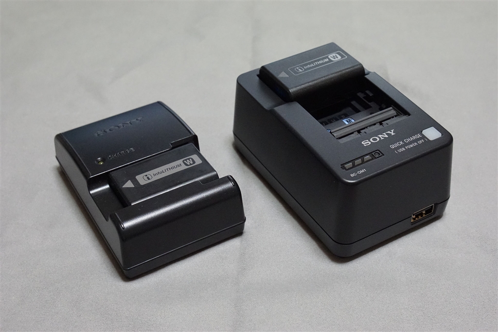 価格.com - 『左 BC-VW1 右 BC-QM1』SONY BC-QM1 ネムリブカ1000さんのレビュー・評価投稿画像・写真「NP ...