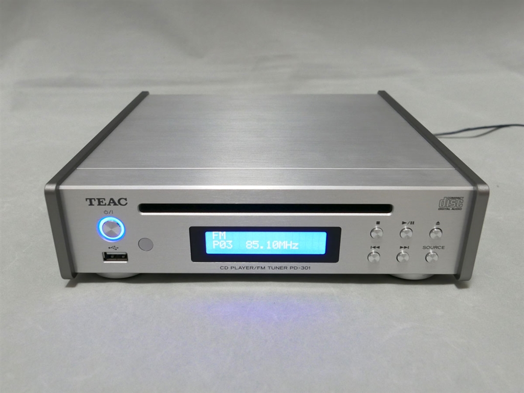 価格.com - 『大型のLCDディスプレイ搭載』TEAC PD-301-S [シルバー] 鴻池賢三さんのレビュー・評価投稿画像・写真「「プレミアムコンパクト」と呼びたい高品位モデル ...