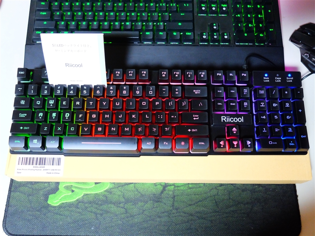 価格.com - Riitek Rii RK100 オリエントブルーさんのレビュー・評価投稿画像・写真「RK100の新型RGBキーボードの ...