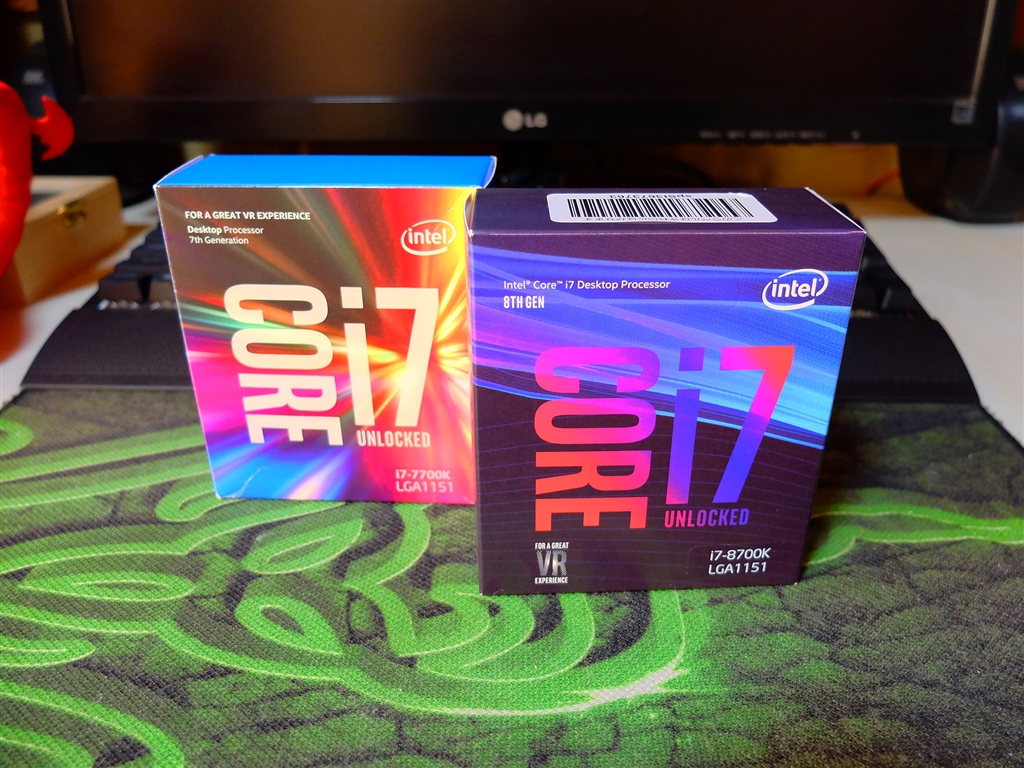 価格.com - インテル Core i7 8700K BOX オリエントブルーさんのレビュー・評価投稿画像・写真「遅まきながらGet致しまし ...