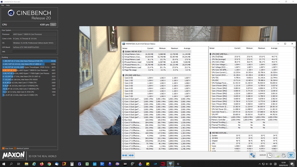 価格.com - 『cinebench r20 スコアとCPU温度』AMD Ryzen 7 3800X BOX jake3.0さんのレビュー ...