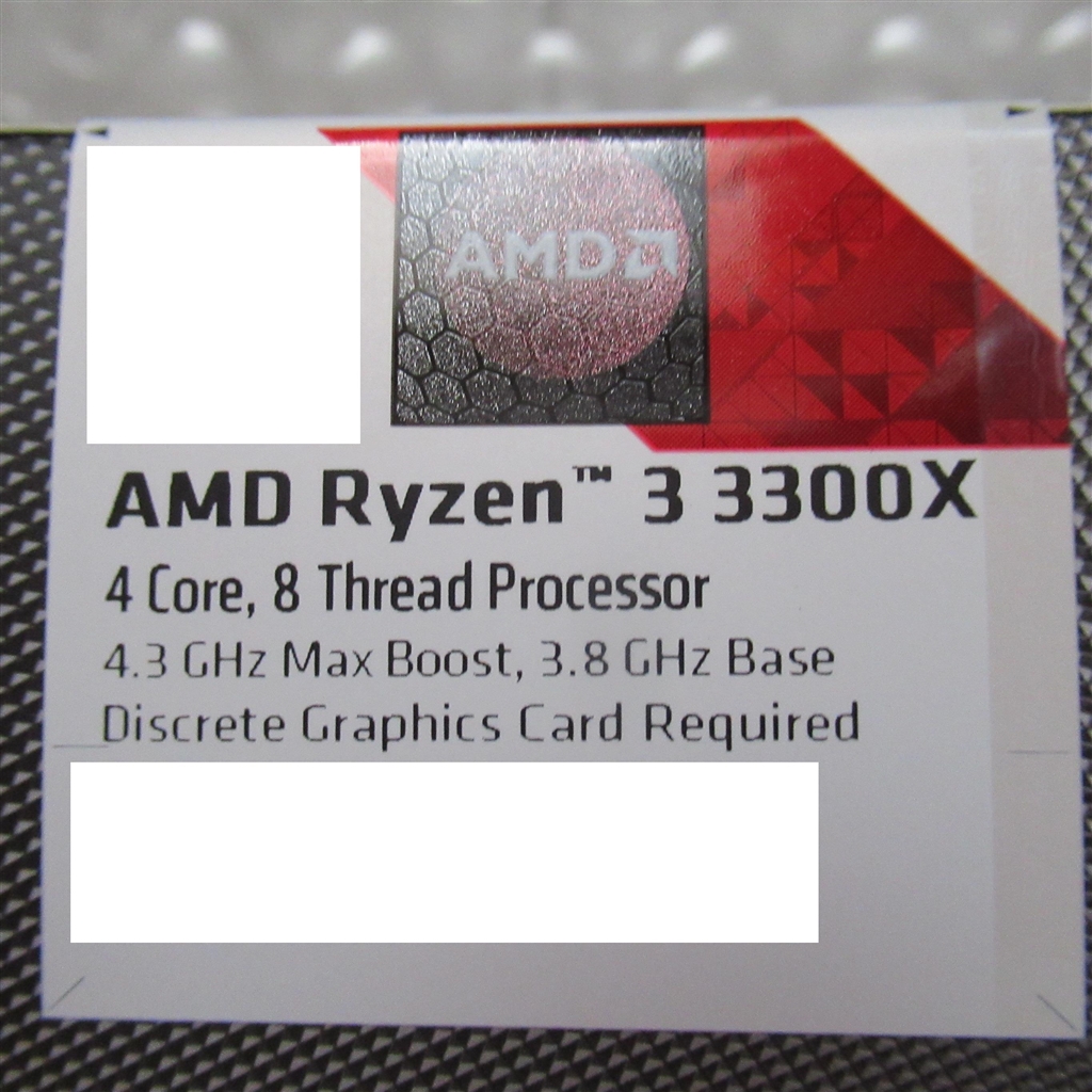 価格.com - AMD Ryzen 3 3300X BOX アイルトン・アレジさんのレビュー・評価投稿画像・写真「性能は良いが入手性が悪すぎ ...
