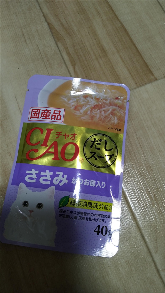 価格.com - いなばペットフード チャオ だしスープ ささみ かつお節入り 40g まぐたろうさんのレビュー・評価投稿画像・写真「鰹節効い ...