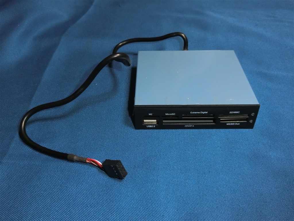 価格.com - 『製品本体』AINEX PF-CR01 [内蔵USB 14in1 ブラック] r7bypassさんのレビュー・評価投稿画像・写真「PF-CR01 [内蔵USB 14in1 ...