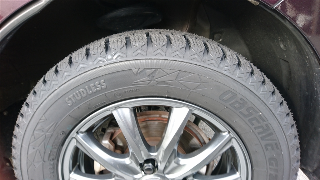 価格.com - TOYO TIRE OBSERVE GIZ2 155/70R13 75Q cube1400jpさんのレビュー・評価投稿画像・写真「最新スタッドレスタイヤ」[561794]