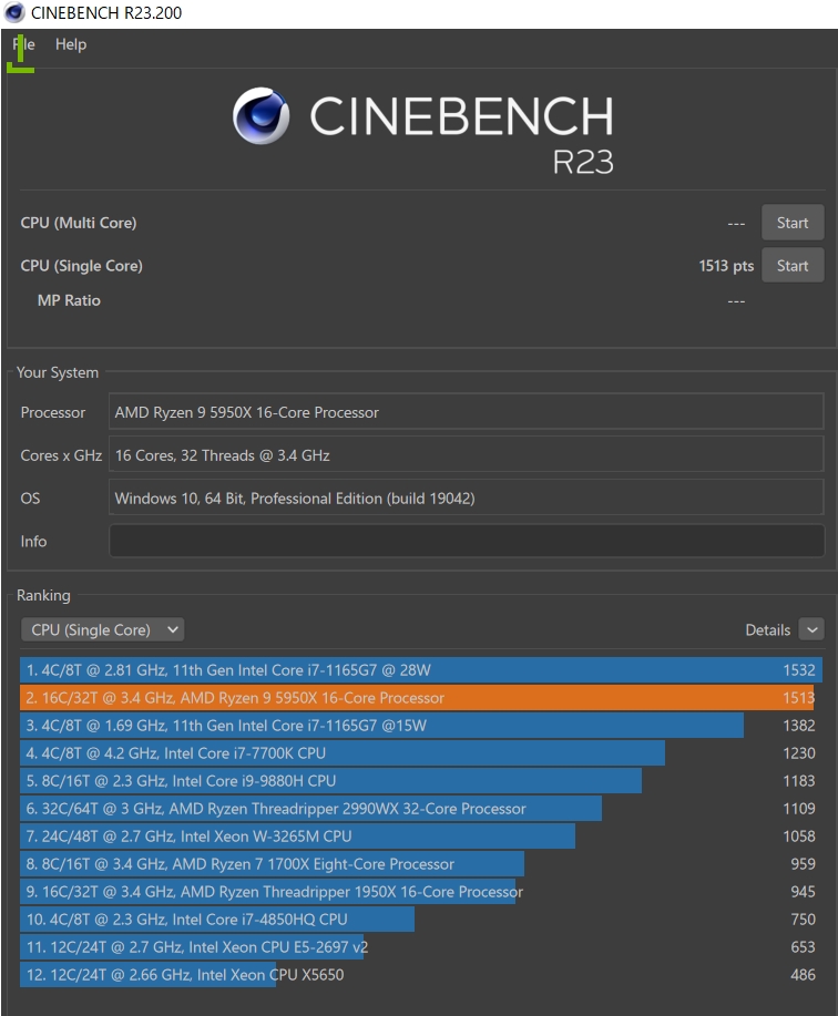 価格.com - 『CINEBENCH R23の結果』AMD Ryzen 9 5950X BOX じゃんぶろさんのレビュー・評価投稿画像・写真 ...