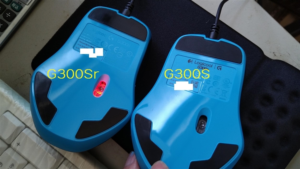 価格.com - 『左がG300Sr。右はG300s。』ロジクール G300Sr Optical Gaming Mouse まぐたろうさんのレビュー・評価投稿画像・写真「G300sと変わりませ ...