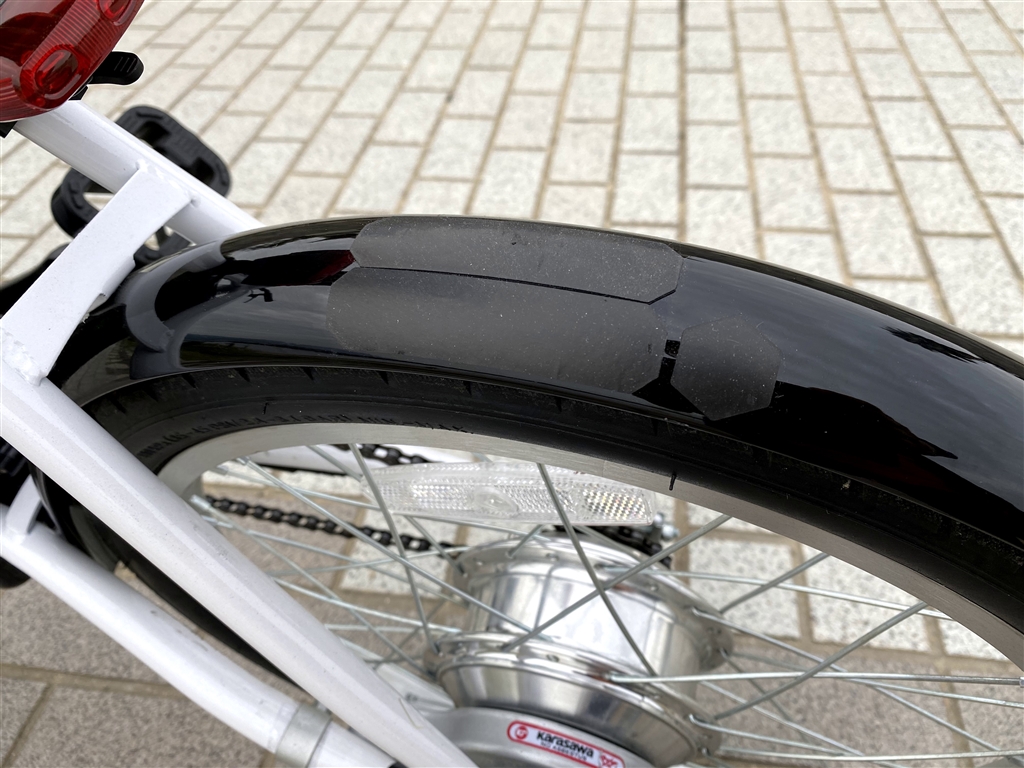 価格.com - 『リアフェンダーにゴム貼しました』TRANS MOBILLY E-BASIC (92213-12) [White] + 専用充電器 しえろぅさんのレビュー・評価投稿画像・写真 ...