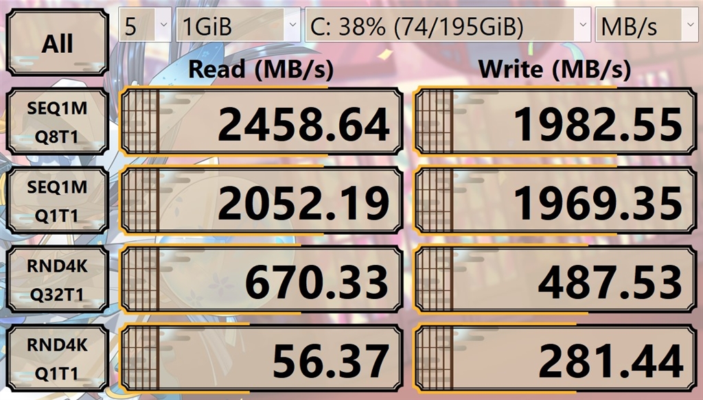 価格.com - 『CrystalDiskMark 8』WESTERN DIGITAL WD_Black SN750 SE NVMe ...