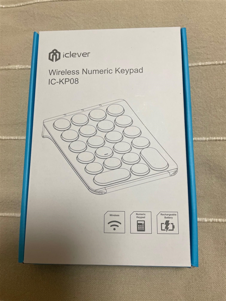 価格.com - サウザンドショアス iClever IC-KP08 [ホワイト] はじごんさんのレビュー・評価投稿画像・写真「ホワイトカラーの使い勝手抜群Bluetoothテンキー」[642138]