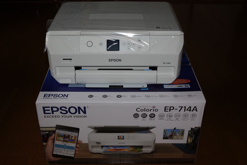 価格.com - EPSON カラリオ EP-714A 田舎のお爺さんさんのレビュー・評価投稿画像・写真「CanonからEPSONへ買い換えました」[642321]