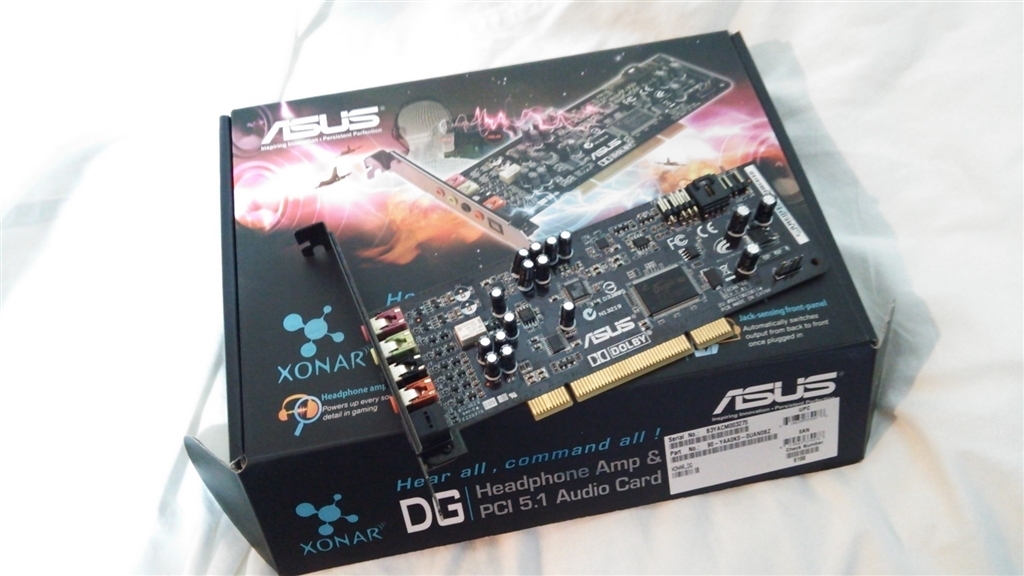 価格.com - ASUS Xonar DG まぐたろうさんのレビュー・評価投稿画像・写真「良いものでした。」[650730]