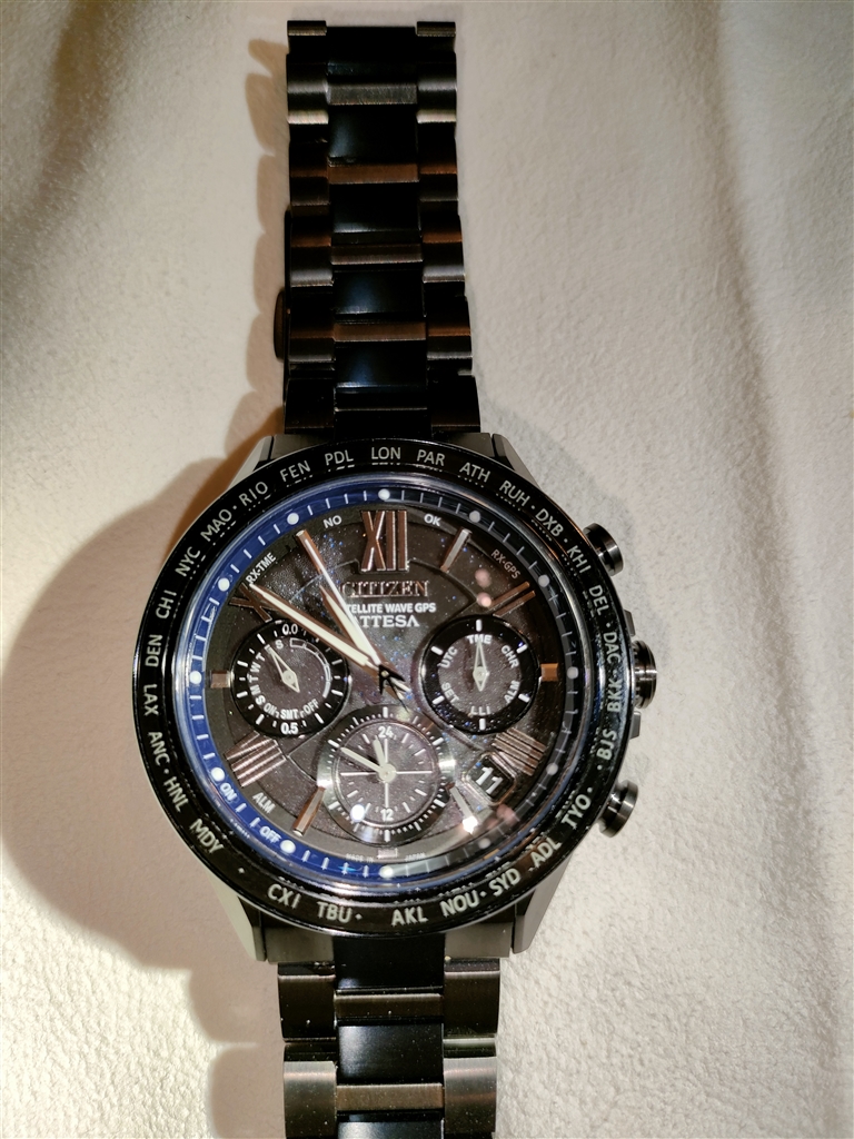 価格.com - シチズン アテッサ ACT Line ブラックチタンシリーズ Blue Universe Collection 限定モデル CC4066-69E funahashiさんの ...