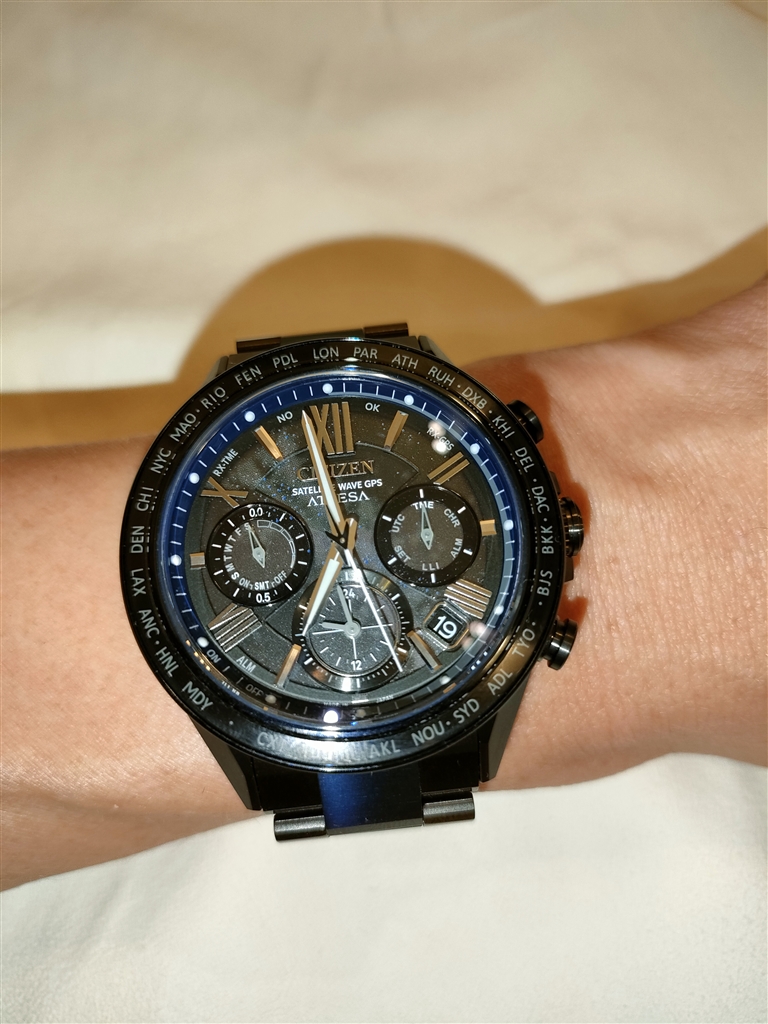 価格.com - シチズン アテッサ ACT Line ブラックチタンシリーズ Blue Universe Collection 限定モデル CC4066-69E funahashiさんの ...