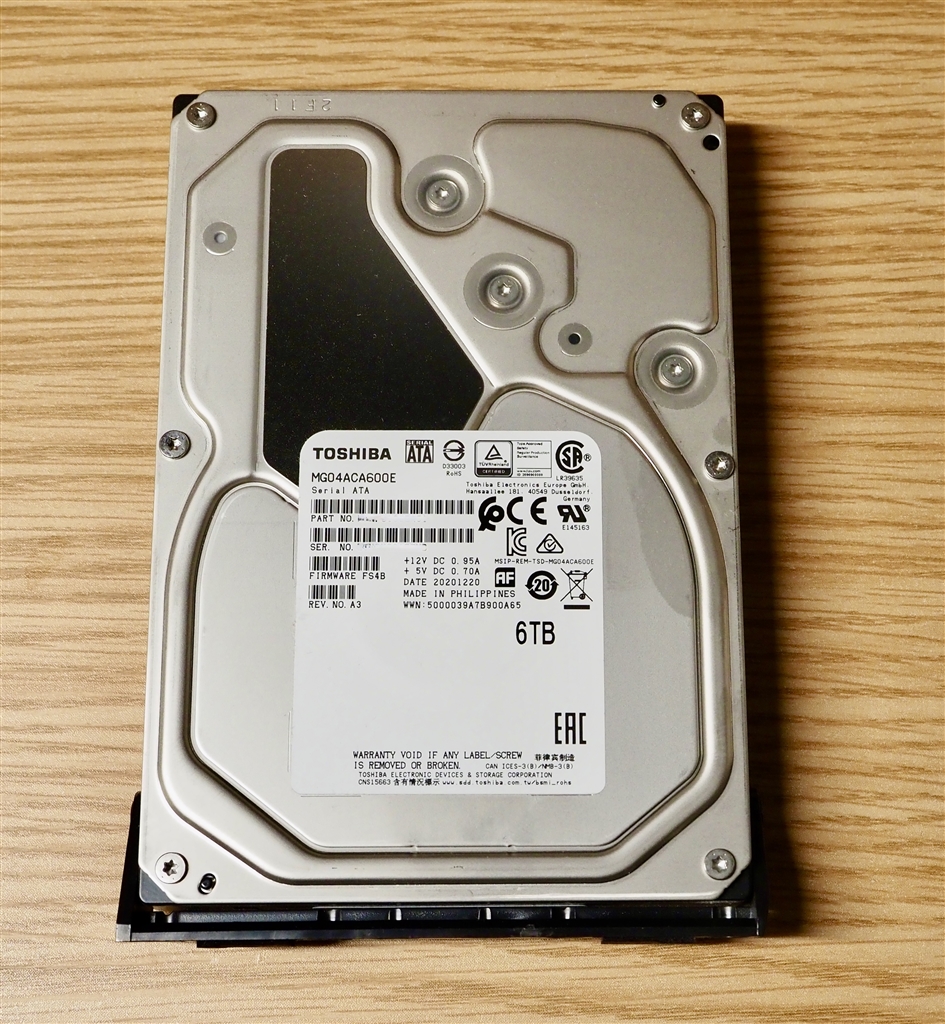価格.com - 『MG04ACA600E/JP 6TB』東芝 MG04ACA600E/JP [6TB SATA600 7200] グリーン ...