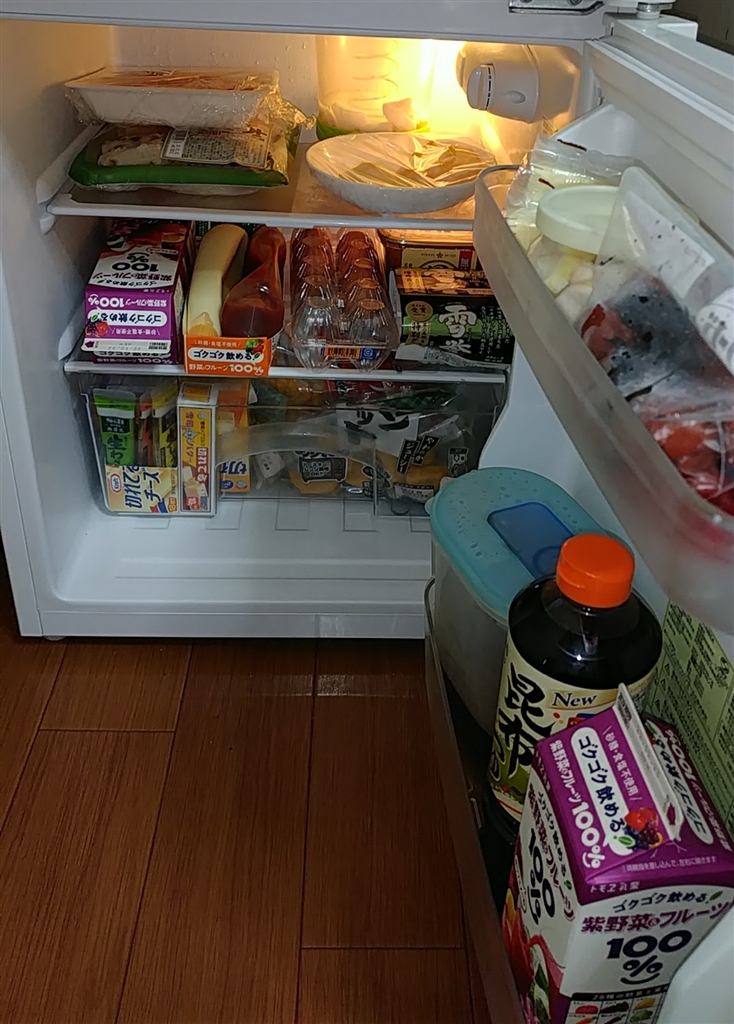 価格.com - 『使い方一例』ハイアール JR-N85E aperaさんのレビュー・評価投稿画像・写真「凸凹していない小さめ空間」[671018]