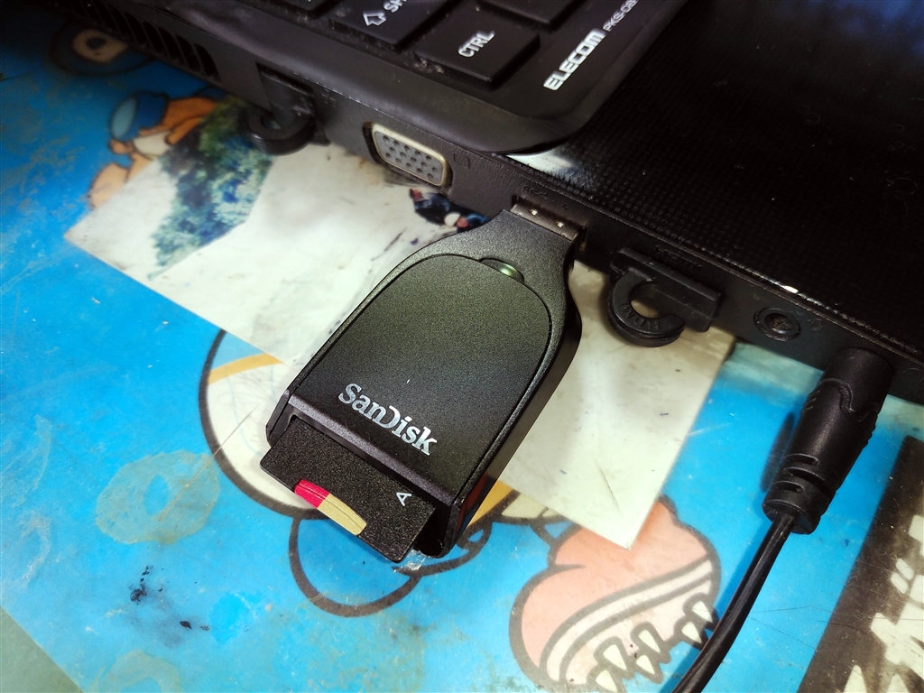 価格.com - 『本製品をSDアダプタに挿してSanDisk純正R/W・SDDR-C531に挿入しUSB 3.0ポートに接続』SANDISK ...