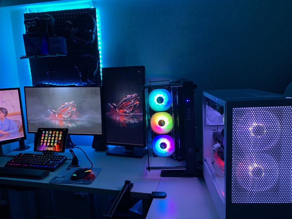 価格.com - 『PCデスク上に映えるH5 Flow』NZXT H5 Flow CC-H51FW-01 [ホワイト] 海ザルMAXさんのレビュー・評価投稿画像・写真「ボトムファンで冷却性能は ...