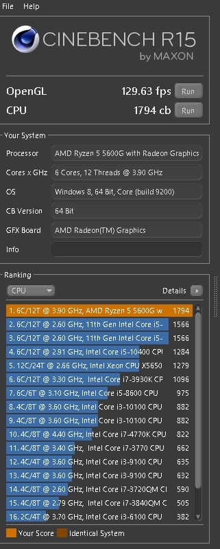 価格.com - 『CINEBENCH R15測定値。所有のi5-12400機を僅かに上回る数値を出しました。』AMD Ryzen 5 ...