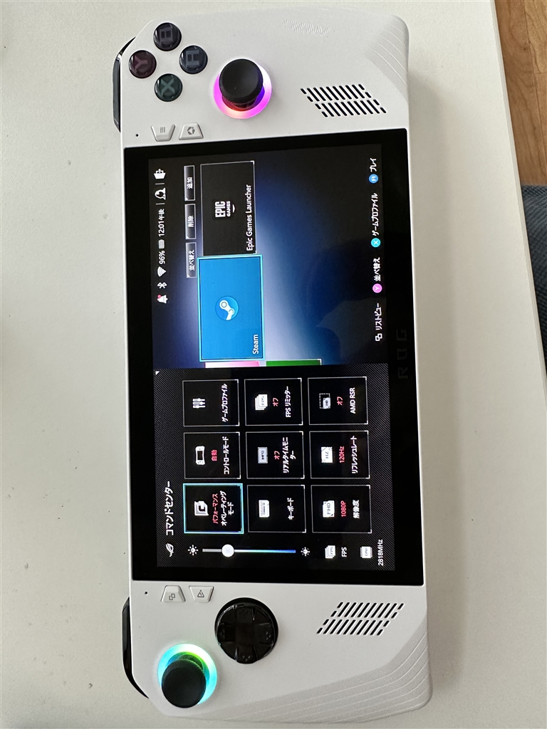 価格.com - ASUS ROG Ally RC71L-Z1E512 [ホワイト] koso0101さんのレビュー・評価投稿画像・写真「商品 ...