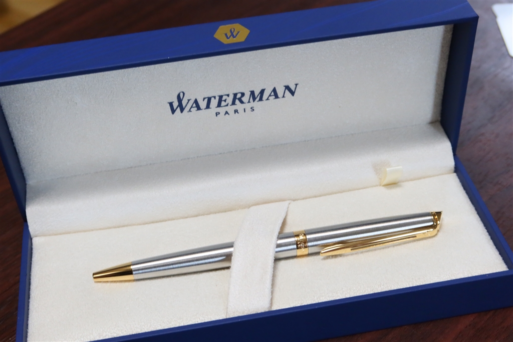 価格.com - 『頑丈な箱に入っています。シンプルで飽きないデザイン』ウォーターマン メトロポリタン エッセンシャル [ステンレススチール ...