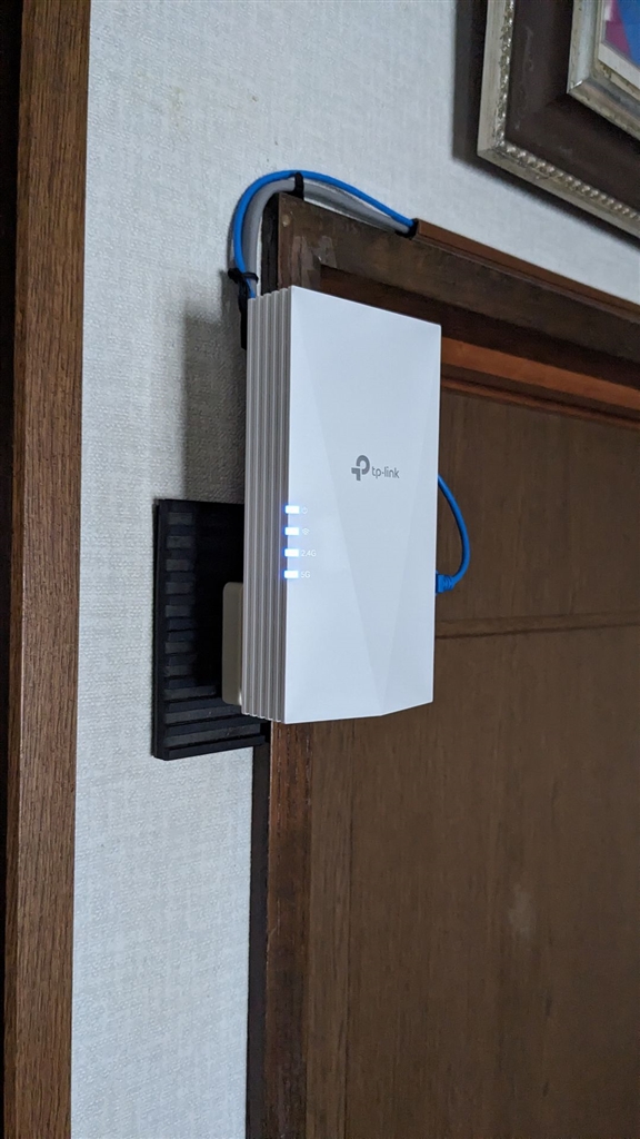 価格.com - 『1階』TP-Link RE700X budou128さんのレビュー・評価投稿画像・写真「直接コンセントに差して使うタイプで ...