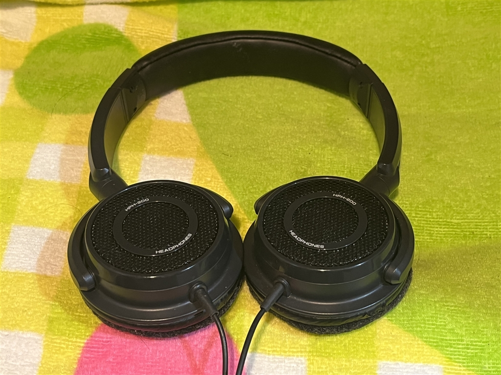 価格.com - 『YAMAHA HPH-200 ひらべったくした状態』ヤマハ HPH-200(B) [ブラック] MA★RSさんのレビュー・評価投稿画像・写真「コスパ良い美音機。楽器演奏用 ...