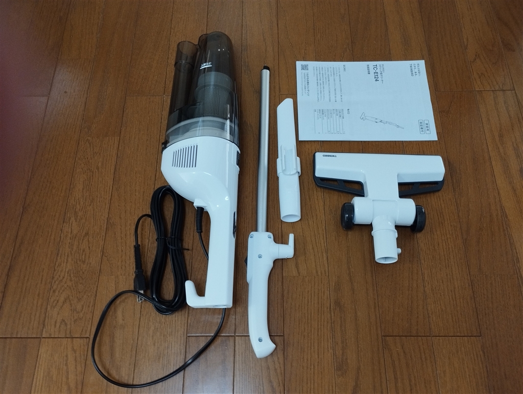 価格.com - 『TC-E124の本体と同梱部品』ツインバード TC-E124SPW [スペシャルホワイト] papic0さんのレビュー ...