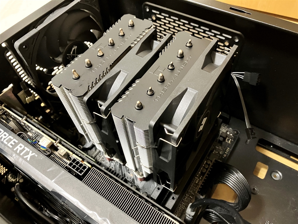 価格.com - 『全高154mmのツインタワークーラーを入れるとこんな感じ』Thermaltake Versa H17 CA-1J1 ...