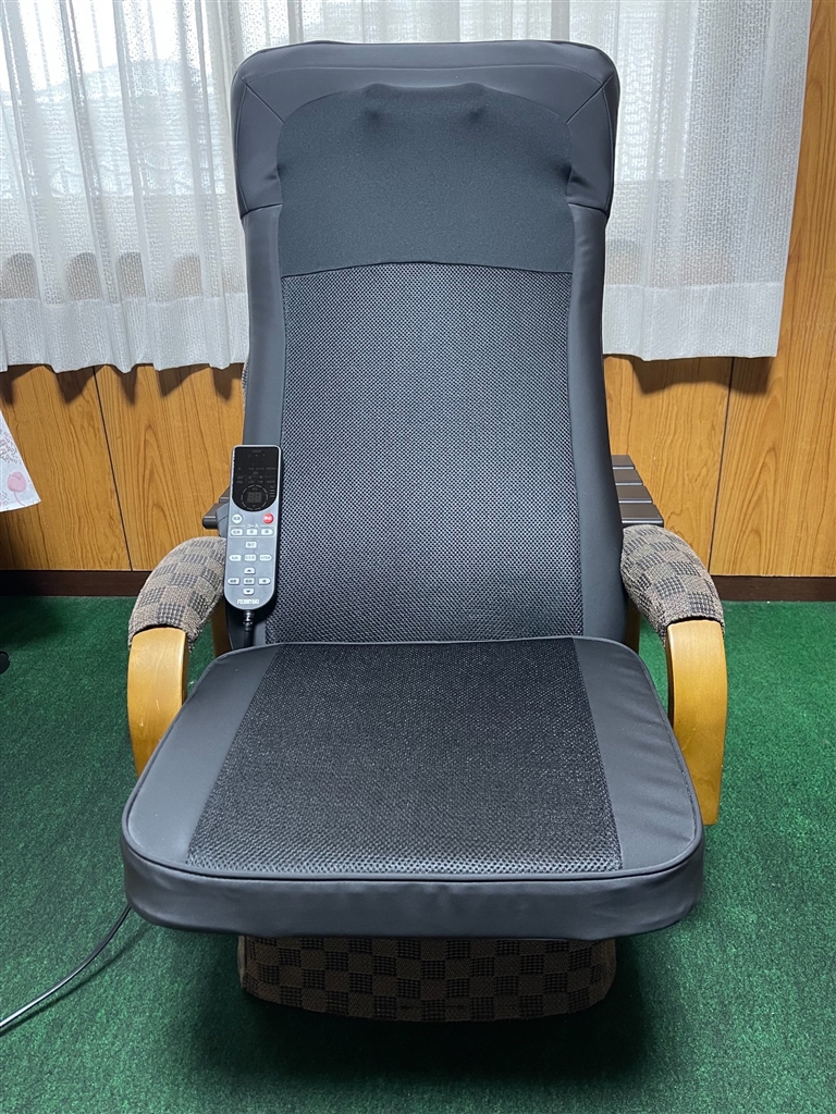 価格.com - フジ医療器 マイリラ シートマッサージャー R22 MRL-1300 (BK) [ブラック] mininanaさんのレビュー・評価投稿画像・写真「簡易ですが効きます」[743803]