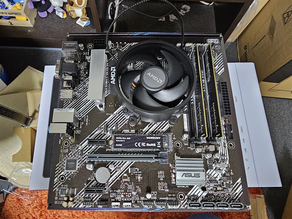 価格.com - ASUS PRIME A520M-A II ふかっちょさんのレビュー・評価投稿画像・写真「AM4でAPUの方に検討してもらい ...