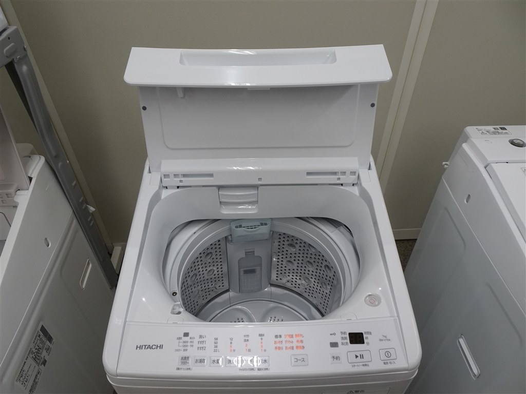 価格.com - 『フタを開けた状態』日立 ビートウォッシュ BW-V70K(W) [ホワイト] 神野恵美さんのレビュー・評価投稿画像・写真「手頃な価格とサイズで「ビートウォッシュ」の基本の ...