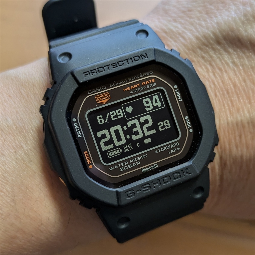 価格.com - カシオ G-SHOCK ジー・スクワッド DW-H5600-1JR goleadorさんのレビュー・評価投稿画像・写真「時計 ...