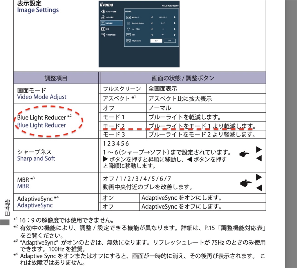 価格.com - 『Blue Light Reducer』iiyama ProLite XUB2492QSU-B1A [23.8インチ ...