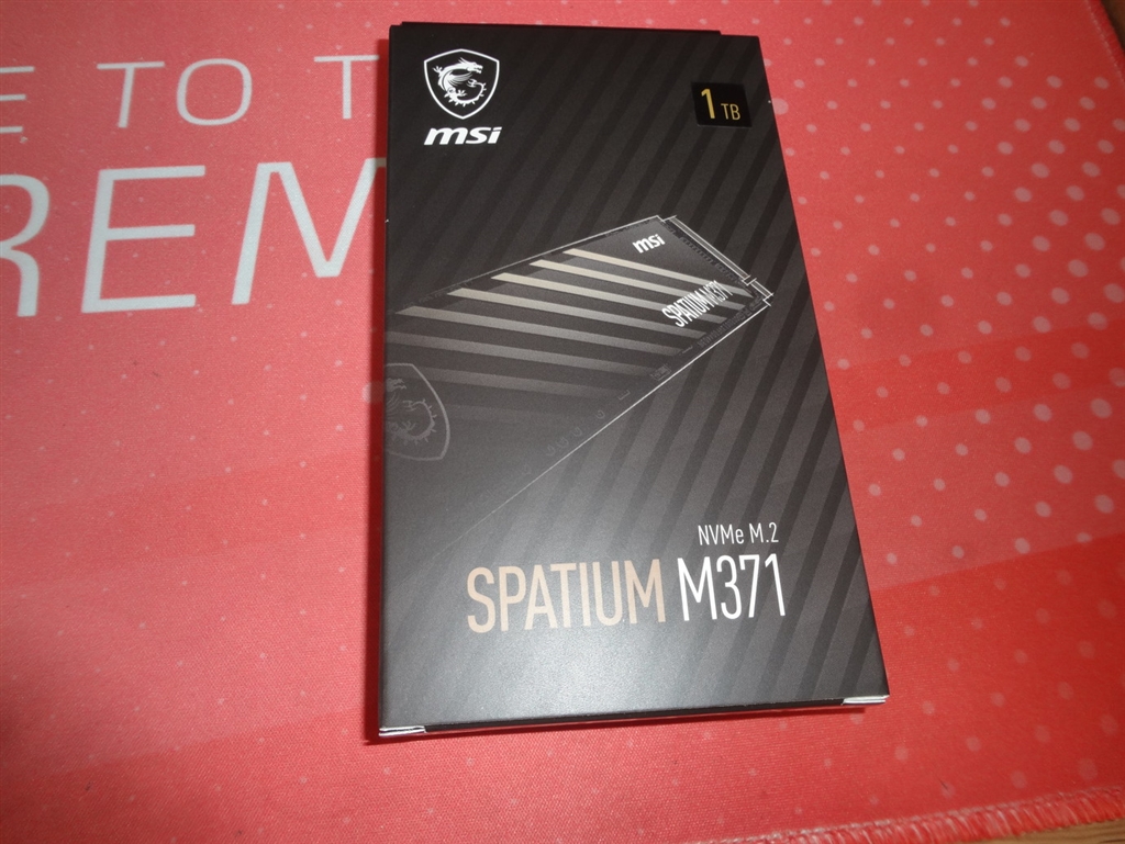 価格.com - 『個装箱』MSI SPATIUM M371 NVMe M.2 1TB Gankunさんのレビュー・評価投稿画像・写真「USB ...
